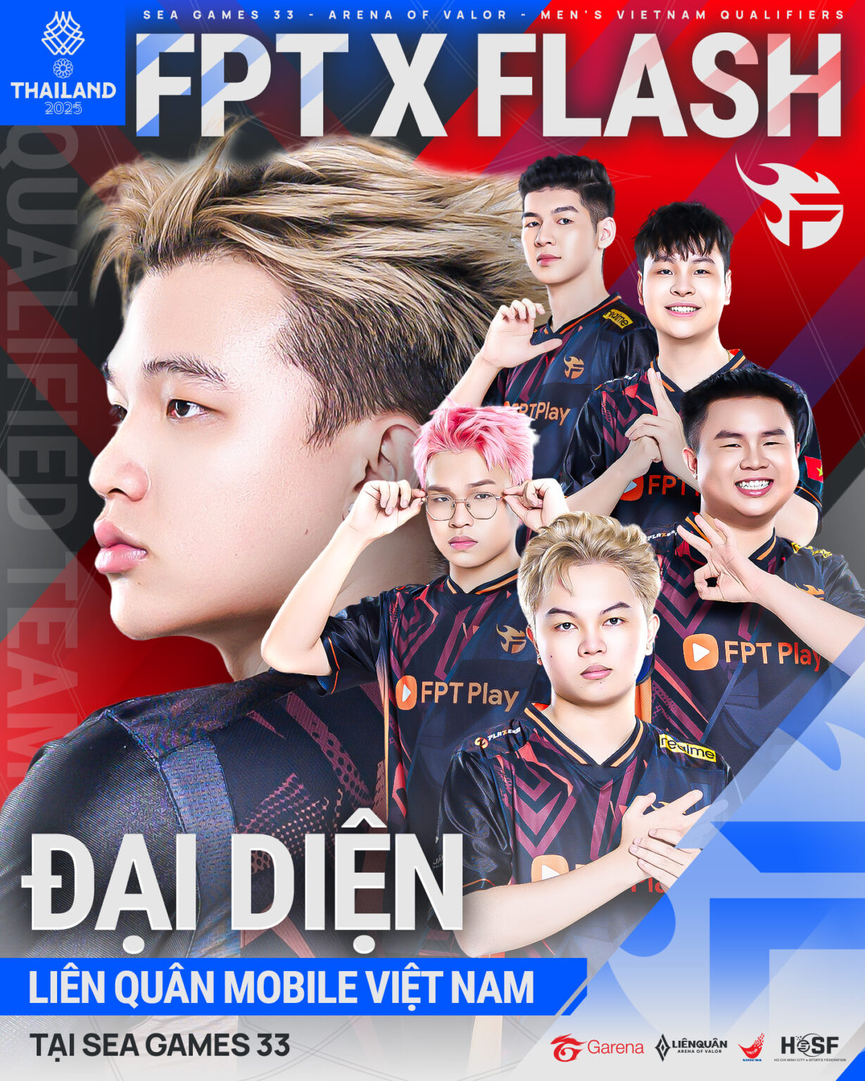 Danh sách đội tuyển nam Liên Quân Mobile Việt Nam tham dự SEA Games 33 ...